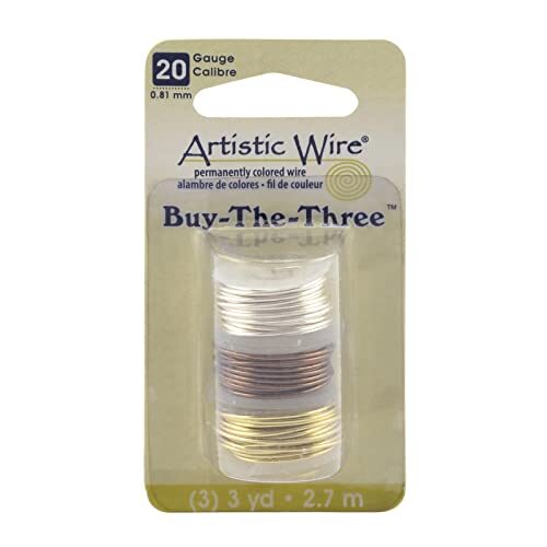 , 20 Gauge / .81 mm Tarnish Resistant Colored Copper Craft Wire ...