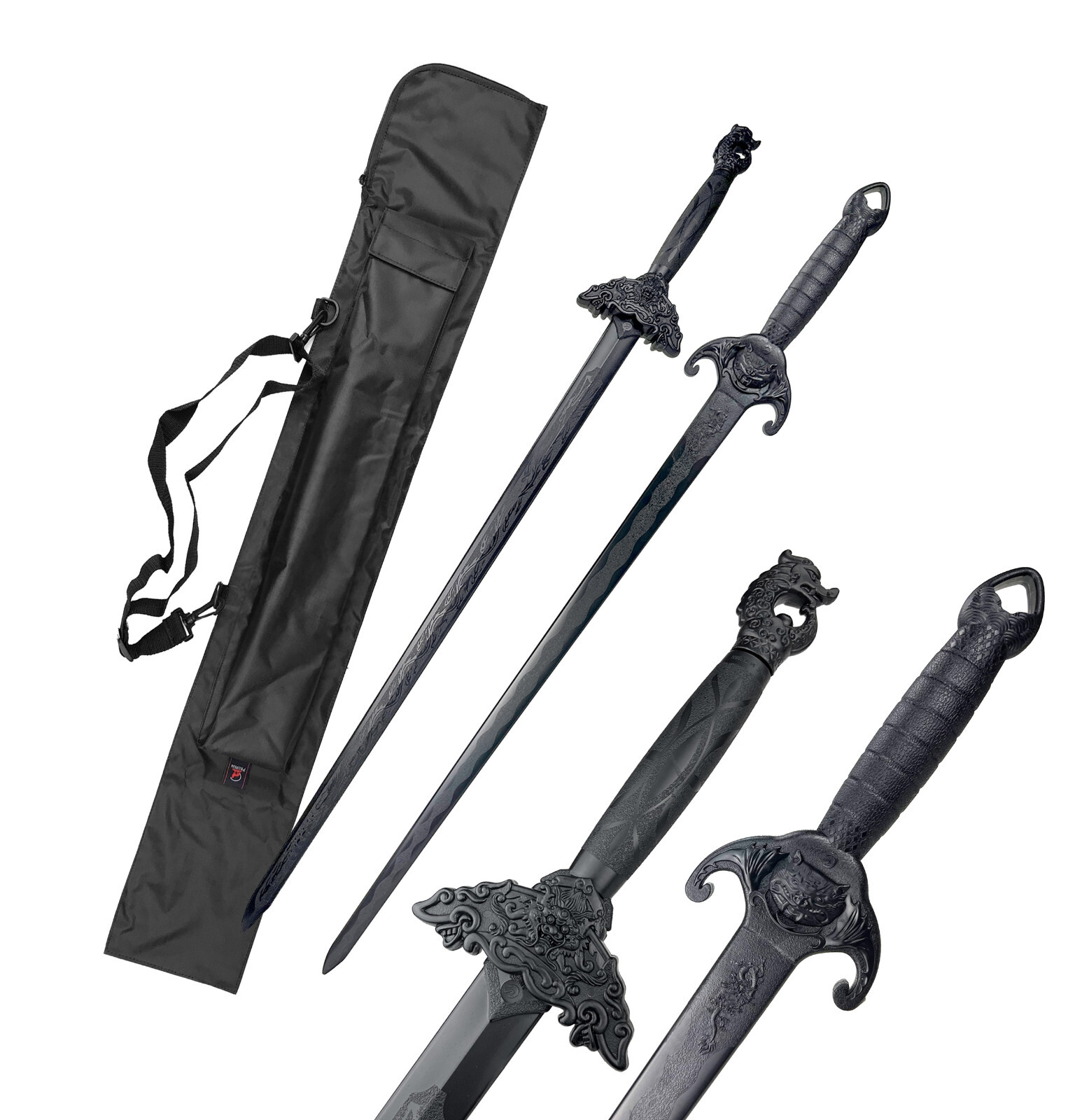 Black Tai Chi Polypropylene Sword Martial Arts Kung Fu Practice Chinese ...