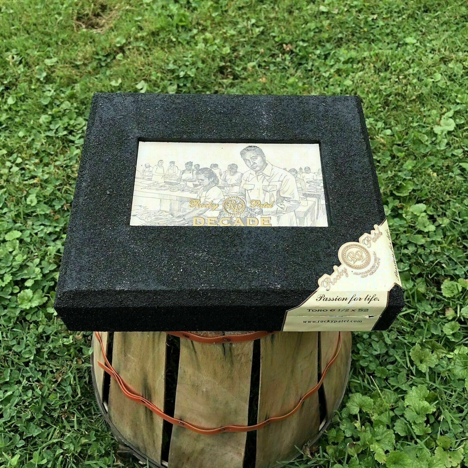 Rocky Patel Decade Toro Empty Wooden Cigar Box 9.5x8x2 | eBay
