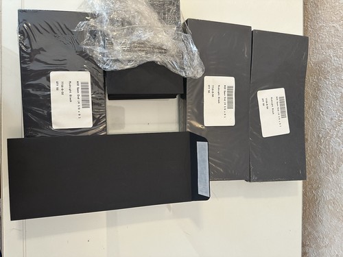 217 Black 70lb Envelopes 4 ⅛ x 9” SELF STICK for Invitations, Tri-fold ...