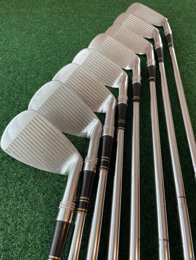 Left Handed Wilson Staff Bullet Back Iron Set 3-P Stiff Flex Vintage ...