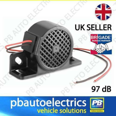 BRIGADE BBS-97 WHITE NOISE MEDIUM DUTY REVERSING ALARM 12/24v-97 ...