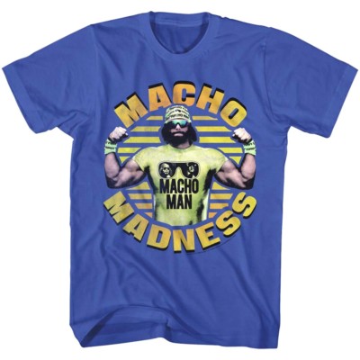 Macho Man Randy Savage MADNESS Sunset Bandana Mens T Shirt Shades ...