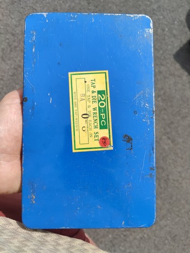 20 pcs Hand Tap & Die Set Screw Thread Reamer BA Tool Kit | eBay UK