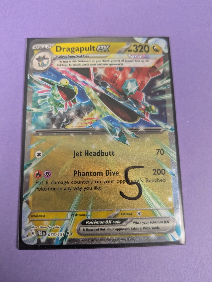 Dragapult ex - 073/131 - Ultra Rare Prismatic Evolutions - Pokemon Card ...