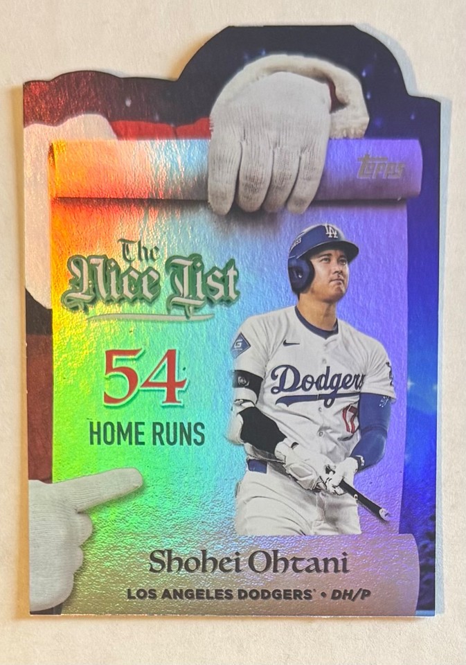 2025 Topps Holiday - THE NICE LIST Insert - You Pick / Choose Complete ...