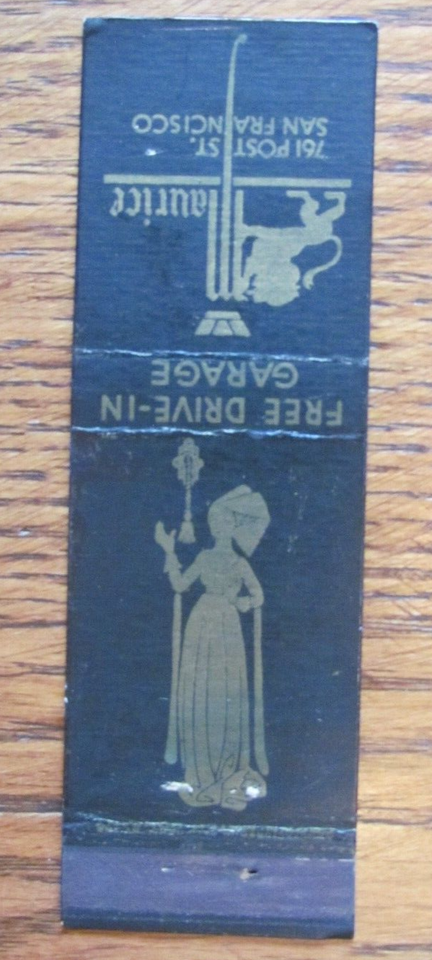 CROWN MATCH MATCHBOOK COVER: MAURICE SAN FRANCISCO, CA 1933-42 ...