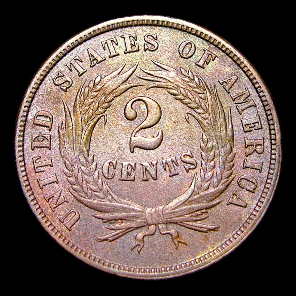 1868 Two Cent Piece 2cp ---- Stunning Details Coin ---- #641D | eBay