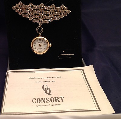 Consort Designer Quartz Pin Watch Gorgeous BNIB | eBay
