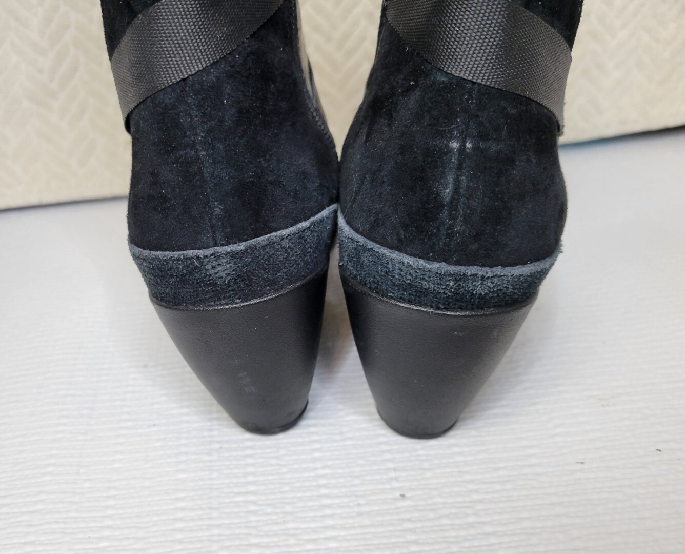 Merrell Evera Fade Womens Black Leather Suede Side Zip Ankle Boots Size ...