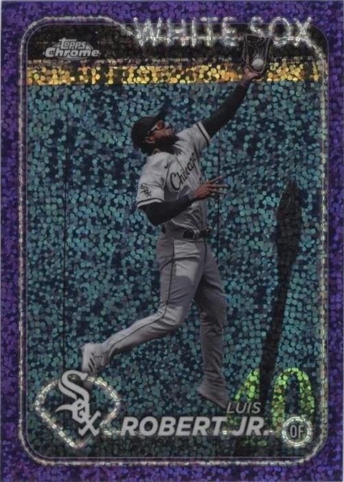 2024 Topps Chrome - Luis Robert #86 Purple Speckle Refractor /299 for sale online | eBay