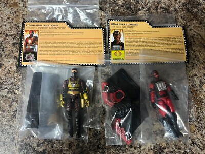 GI Joe Convention Exclusive Cobra Air Devil + PP Laser Viper Complete ...
