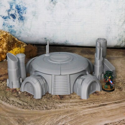 Barracks - United Frontier - Tabletop Terrain works with Warhammer | eBay
