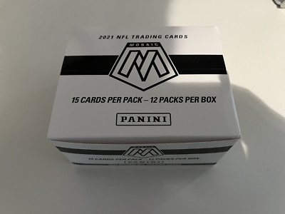 2021 NFL Mosaic Football Cello Mutipack Box - 12 Factory Sealed Packs ...