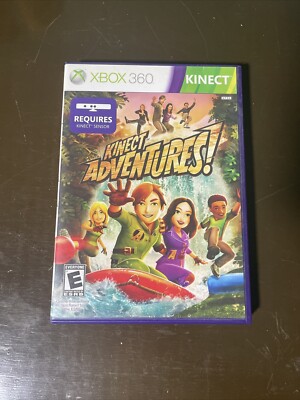 Kinect Adventures Microsoft Xbox 360 Complete CIB with Inserts/Cal Card ...