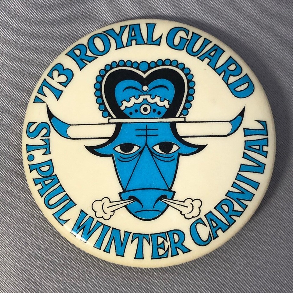 3 1973 SAINT PAUL WINTER CARNIVAL Boreas Rex ROYAL GUARD Minnesota PIN ...