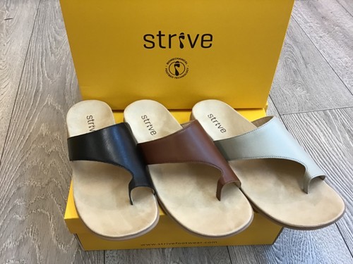 STRIVE CAPRI III LADIES TOE LOOP SANDALS ARCH FIT AUTHOPEDIC WOMENS ...