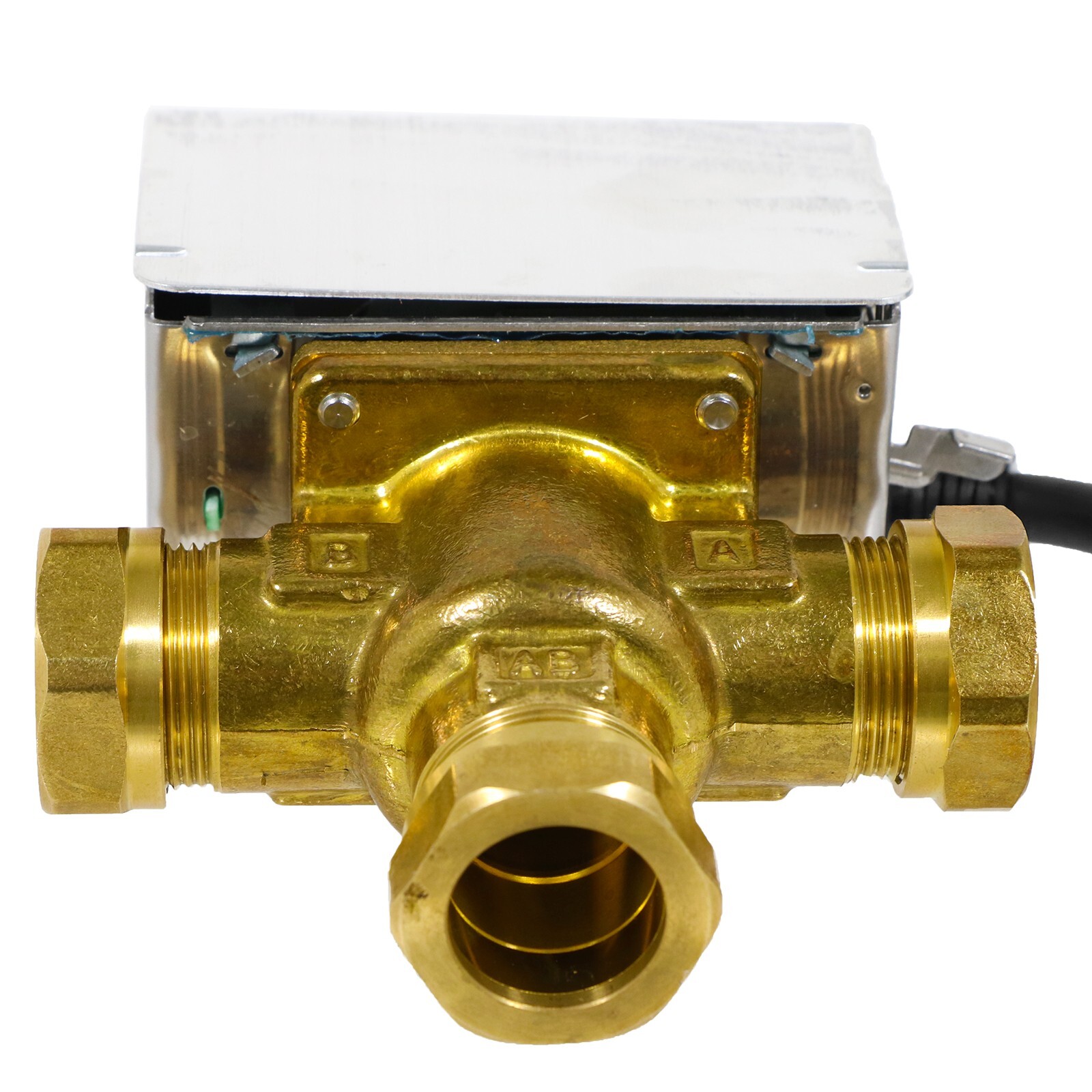 TOWER 22mm Valve Mid Position VAL322MP 3 Port Motorised Central Heating ...