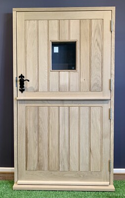 External Solid Oak Stable Door & Frame Shepherds Hut Garden Room 1000mm X 1900mm | eBay UK