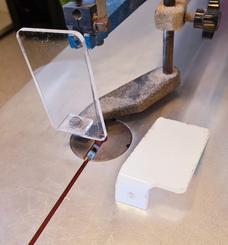 Hegner Scroll Saw Replacement Plastic Guard Blade Guard Fits On Hold ...