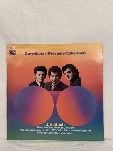 Barenboim / Perlman / Zukerman J S Bach Concertos Vinyl LP (LP41) | eBay UK