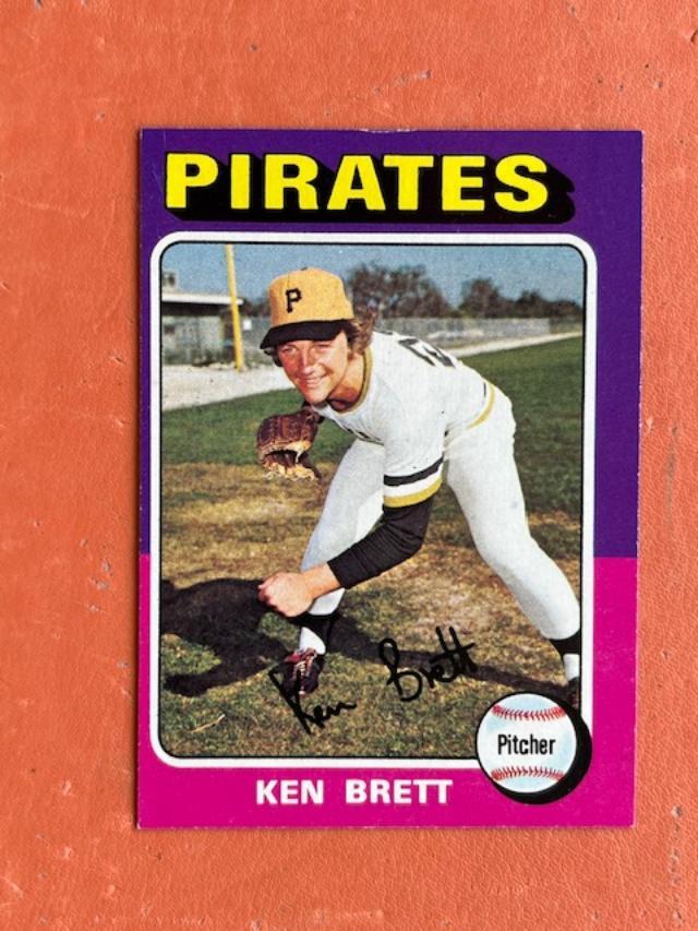 1975 TOPPS #250 KEN BRETT PIRATES EXMINT SHIPS FREE NEW TOP LOADER | eBay