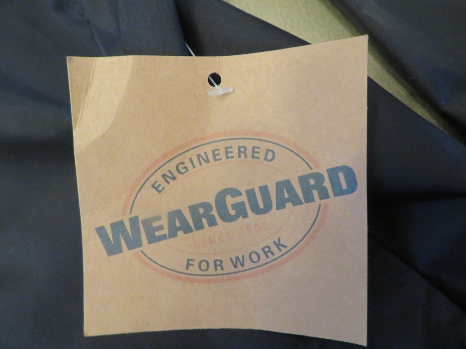 Men's Wearguard Black Windbreaker Jacket, Size XL, New with Tag, Hidden ...