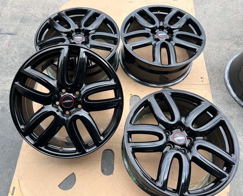 18” OEM FACTORY MINI COOPER S JOHN WORKS BLACK WHEELS RIMS ORIGINAL ...