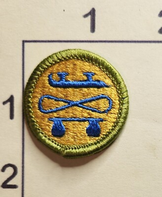 Ice Roller SKATING Patch BSA Boy Scouts America Embroidered Merit Badge ...