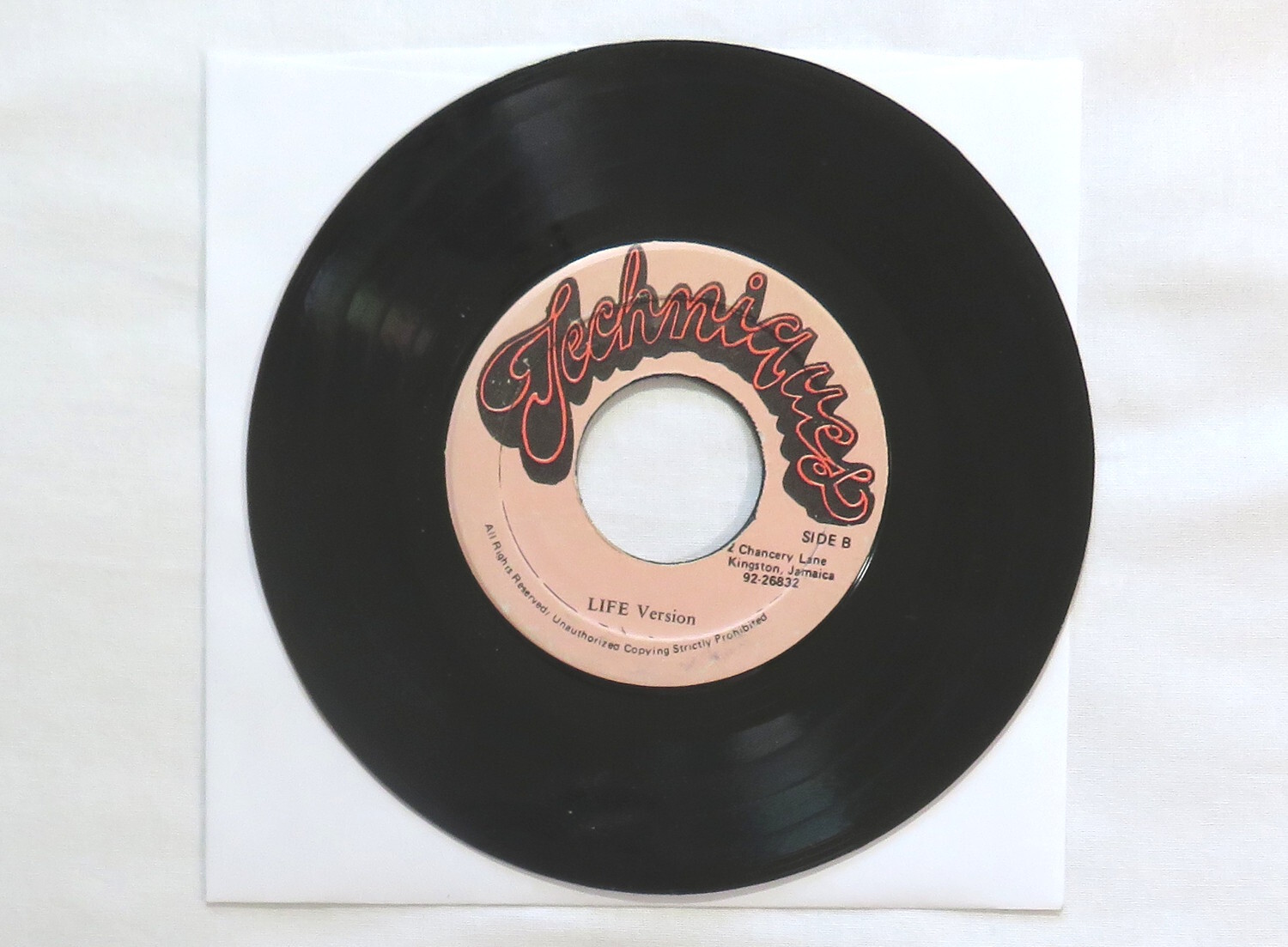 Spanner Banner Life Goes On 7'' 45 Single Techniques Label Reggae ...