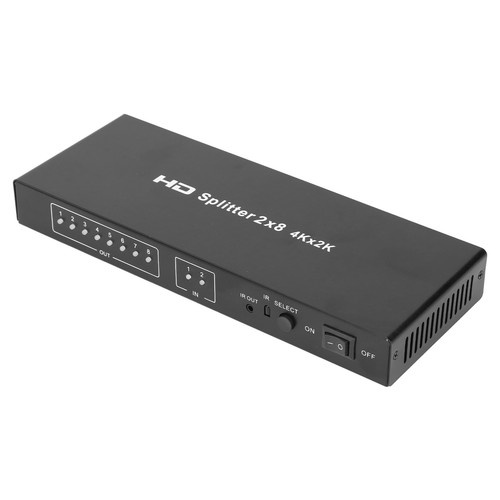 HD Multimedia Interface Splitter 4K 2 In 8 Out Video Switcher Selector ...