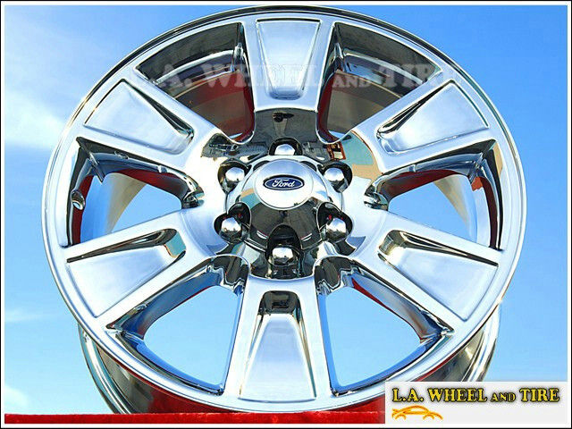 Set of 4 Chrome 20" Ford F-150 OEM Factory Wheels Rims Expedition Mark ...