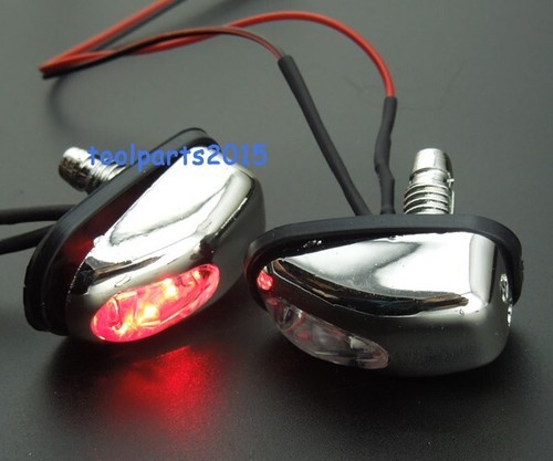 2pc Red LED Light Lamp Windscreen Windshield Jet Spray Nozzle Wiper ...