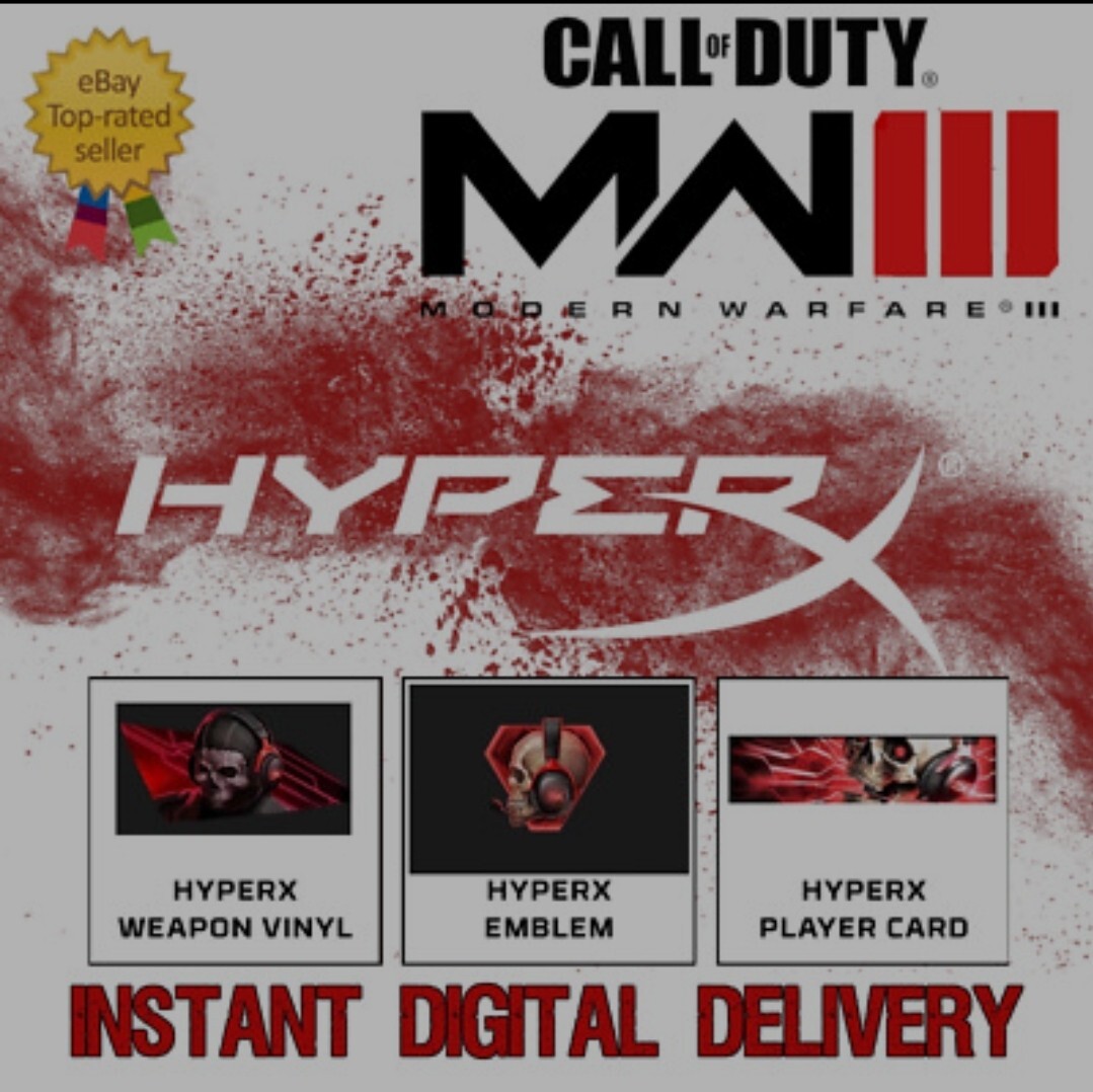 HyperX Call of Duty Modern Warfare 3 COD MW3 Symbol, Vinyl INSTANT ...