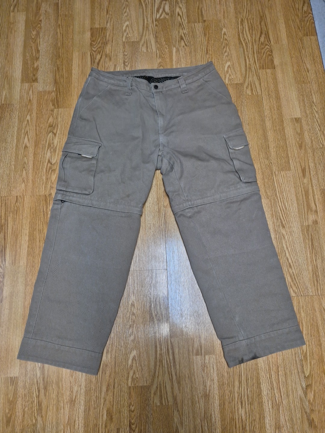 Cortech Motorcycle Cargo Pants Mens 38x30 Brown Convertible Lined Riding Work | eBay