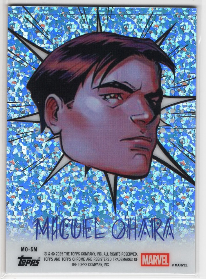 2025 Topps Marvel Chrome - Spider-Man 2099 - Mask Off - #/20 (Miguel ...