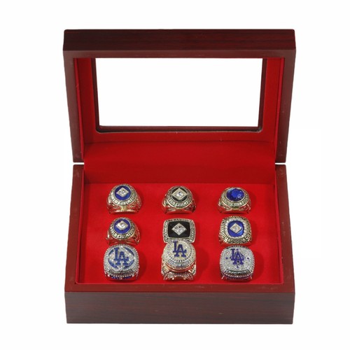 2025 New L.A Dodgers All 9 Ring Set WS Ring Set With Display Box | eBay