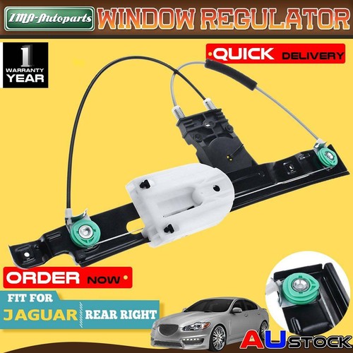 Rear Right Driver Electric Window Regulator w/o Motor for Jaguar XF ...
