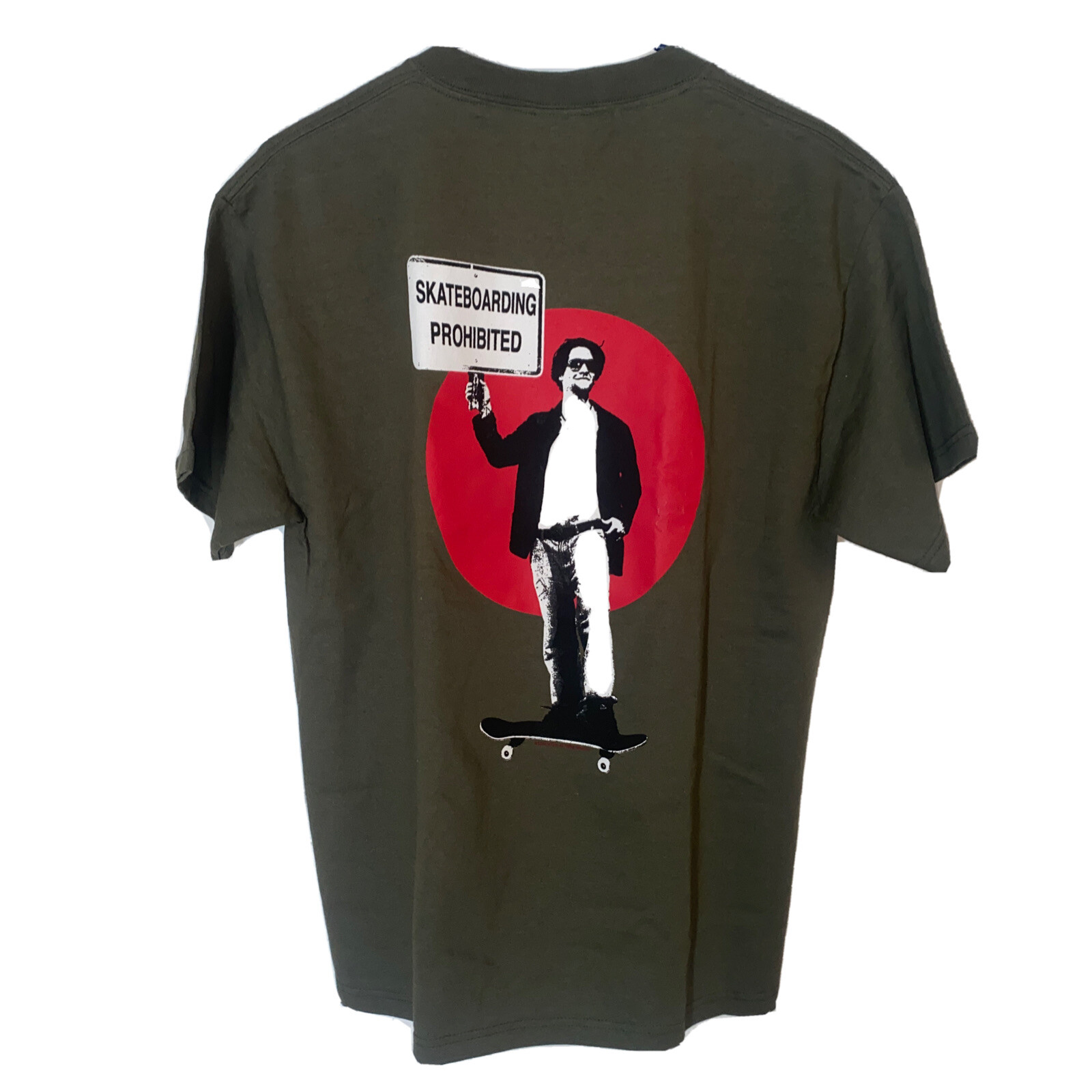 VIVA LA BAM Margera Shirt Two Sided M MTV Skateboarding Prohibited ...