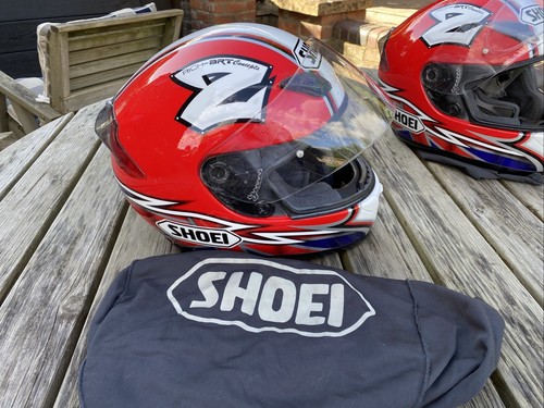 Shoei XR 1000 Micheal Rutter 2003 Red Bull Ducati BSB Replica Helmet ...