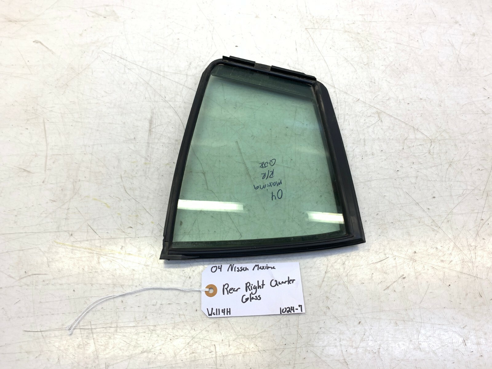 04 05 06 NISSAN MAXIMA PASSENGER RIGHT REAR QUARTER VENT GLASS OEM ...
