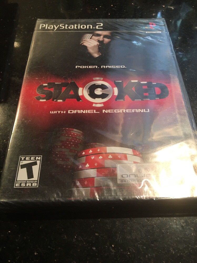 Stacked w/ Daniel Negreanu Sony Playstation 2 PS2 Factory Sealed ...