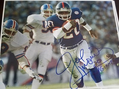 joe morris signed 8x10 autographed photo auto picture new york giants ...
