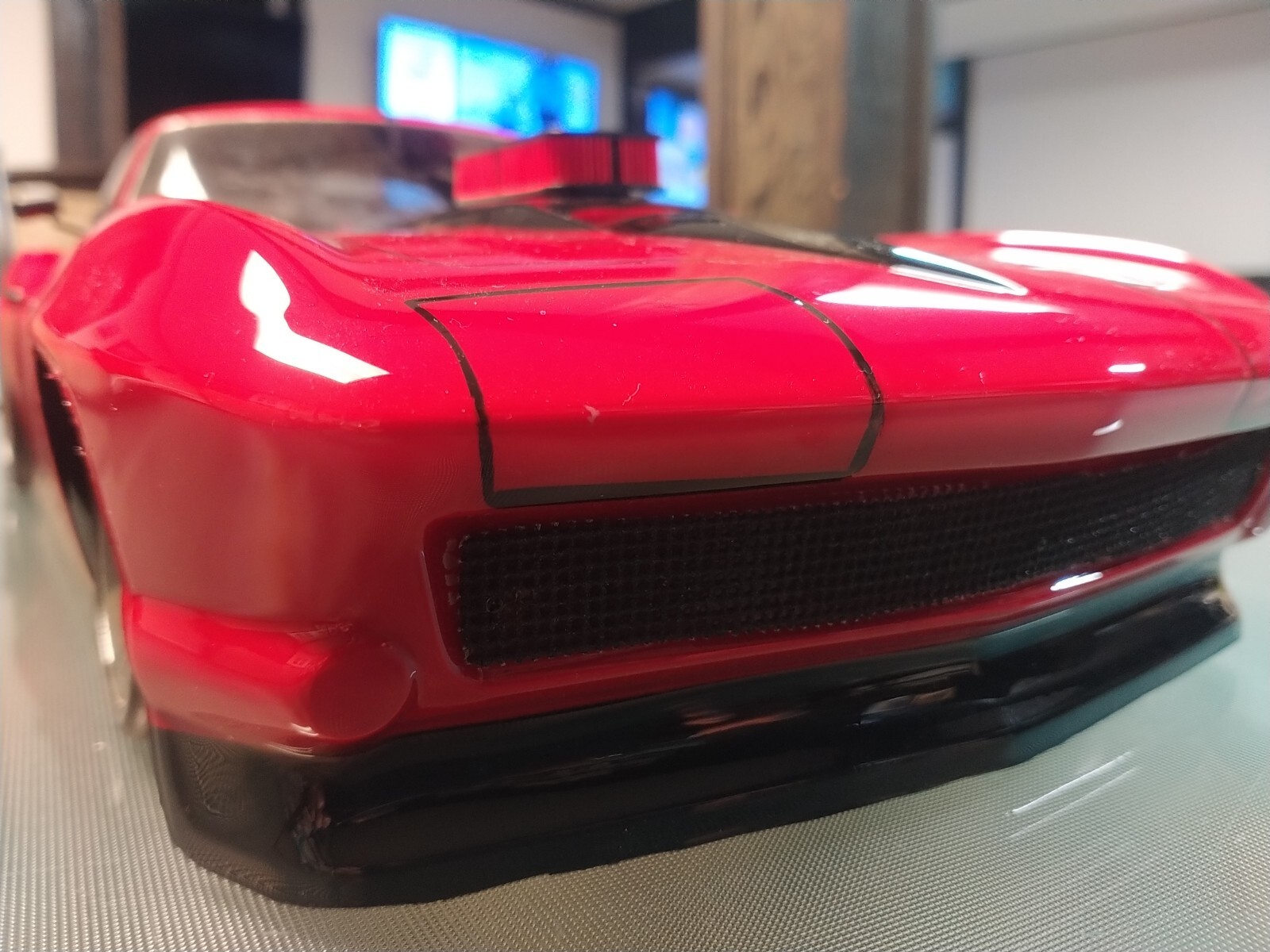 Custom Painted HPI 1/10 RC NEW 200mm Chevy Stingray body Shell Only ...