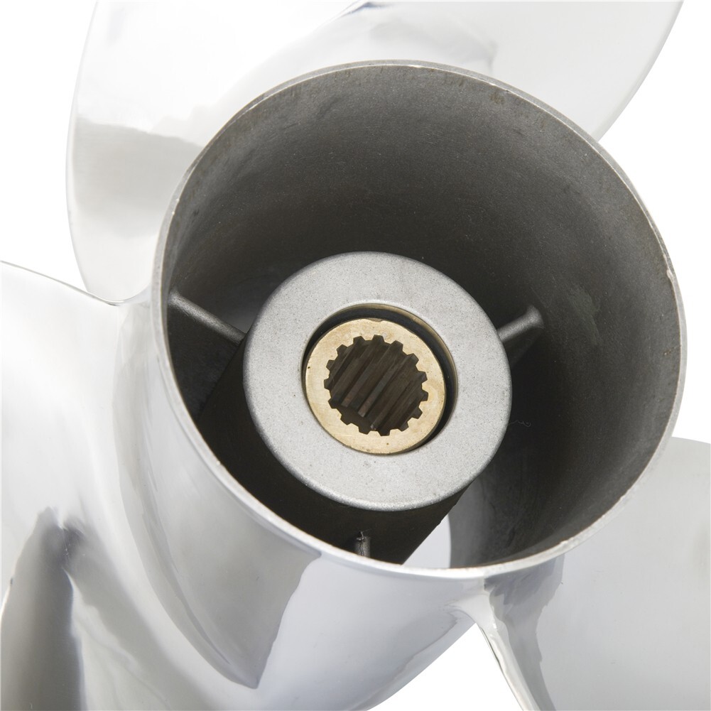 13 3/4 x 17 Stainless Steel Outboard Prop Fit Yamaha 150-300HP 15Spline ...