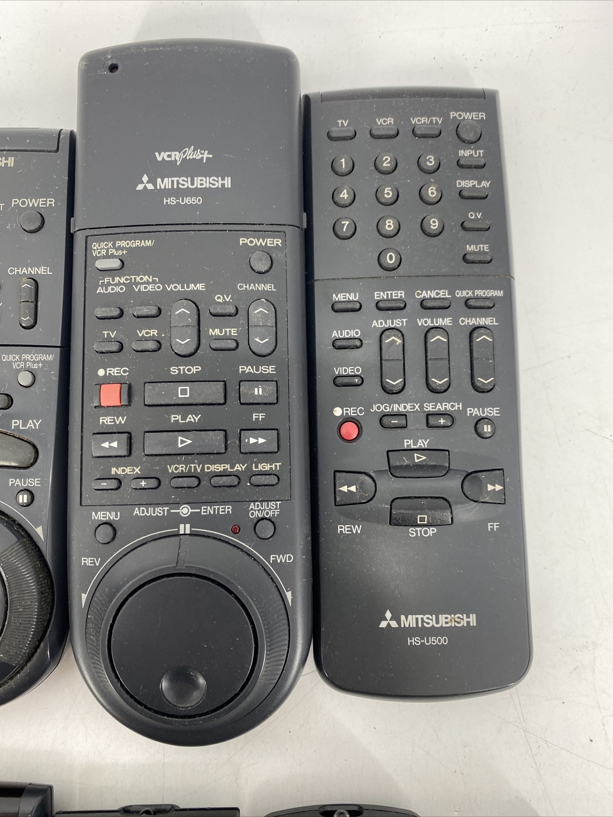LOT OF 9 Assorted TV VCR DVD Remote SONY Panasonic Mitsubishi Sharp | eBay