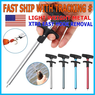 Fish Hook REMOVER Puller Detacher T-Handle Extractor Fishing Tackle ...