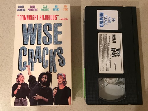 Wise Cracks (VHS, 1993) Whoopi Goldberg, Paula Poundstone, Ellen ...