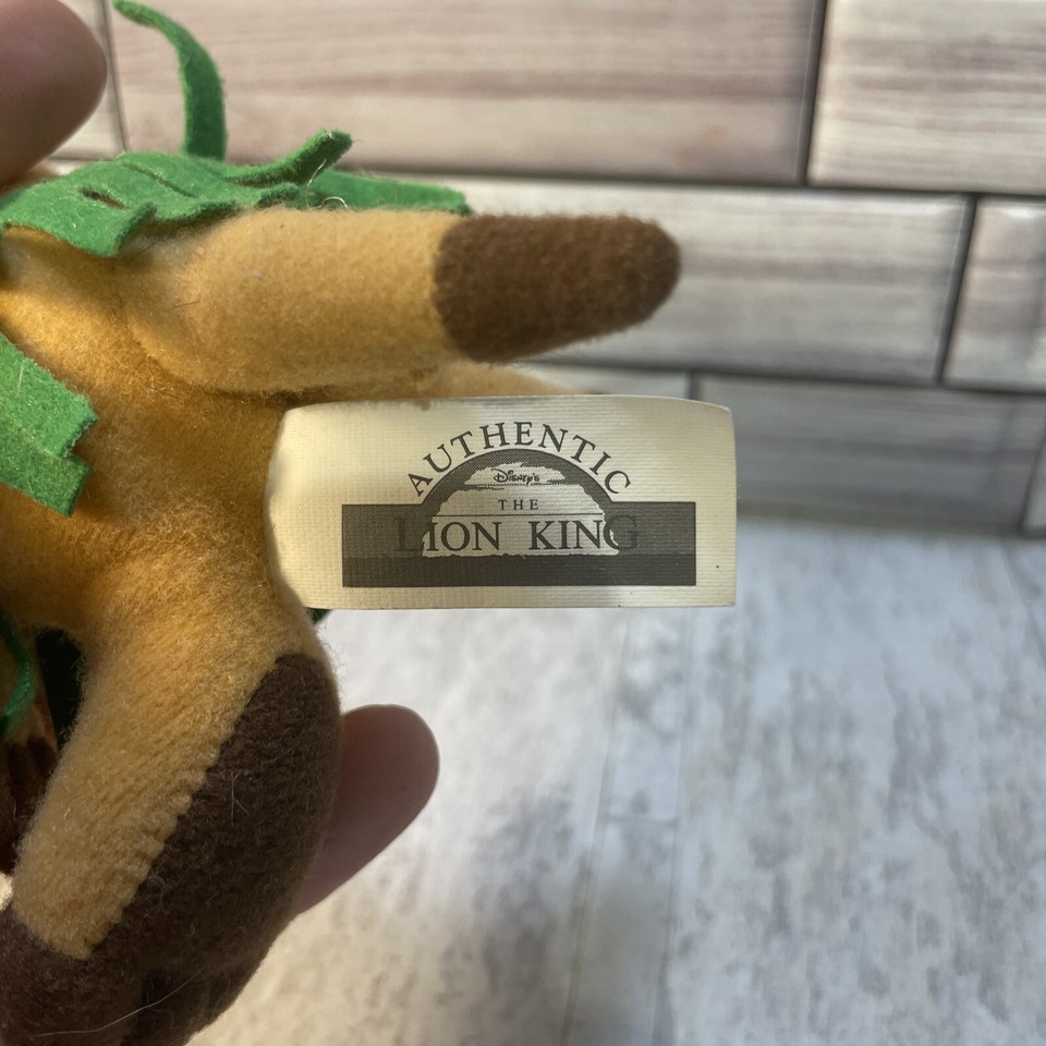 Disney Lion King TIMON Plush Hula Skirt 1994 Stuffed Animal Toy 5.5 ...