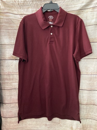 Dark Red polo shirt-Men's Large-School uniform | eBay